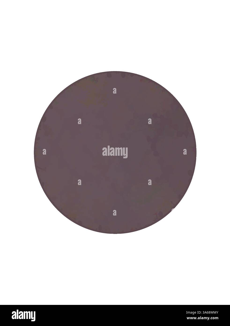 A simple circular shape with a soft, muted tone, featuring subtle ...