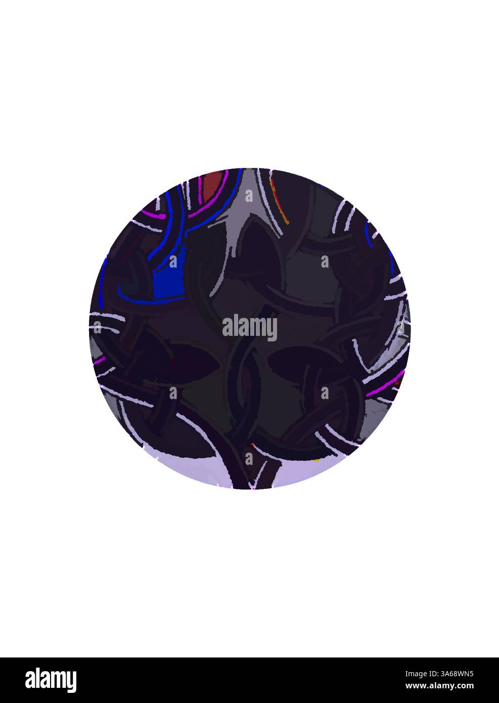 Intertwining dark shapes hi-res stock photography and images - Alamy