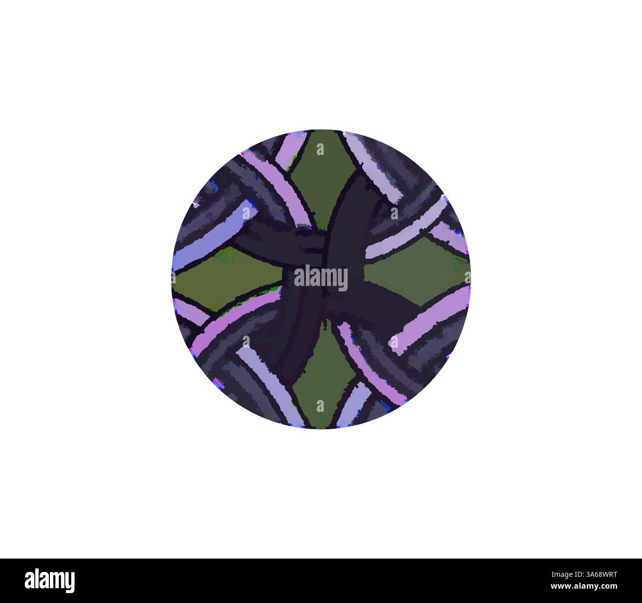 Intertwining shapes in shades of purple hi-res stock photography and ...