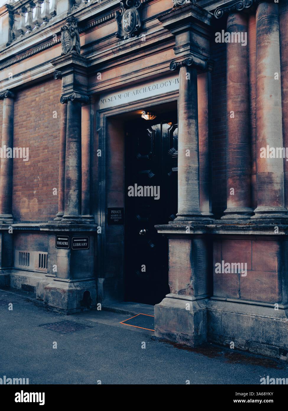 Entrance to the Peterhouse Library, Peterhouse College, University of ...