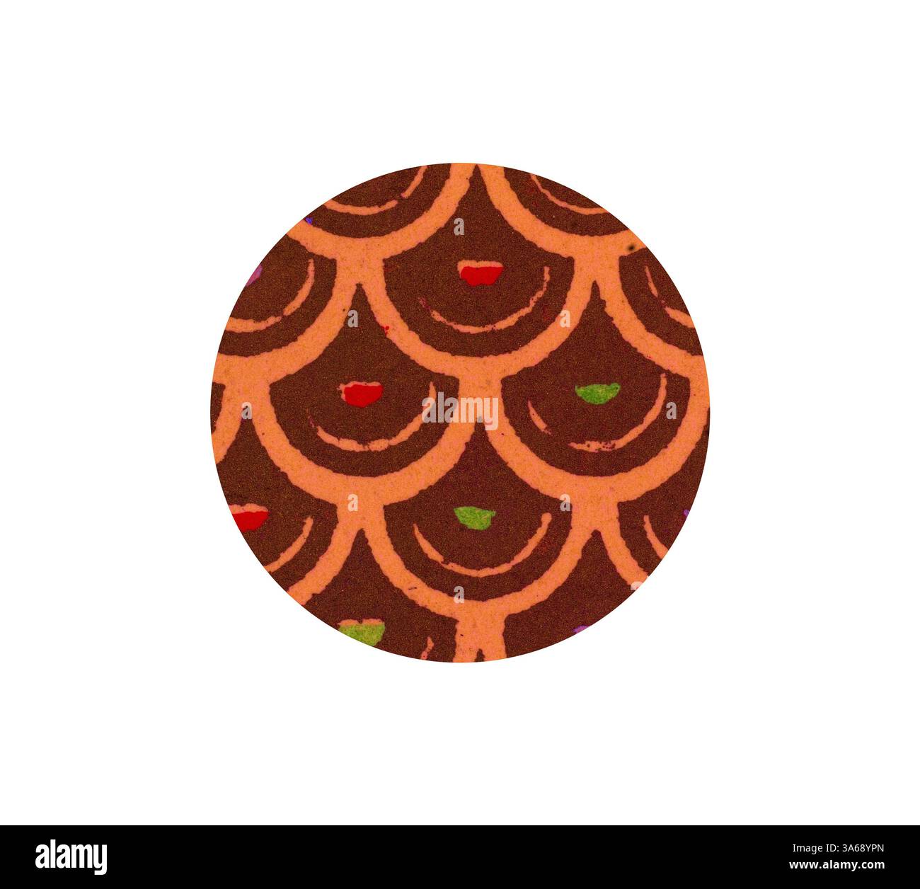 Repeating pattern of stylized scales in warm tones hi-res stock ...