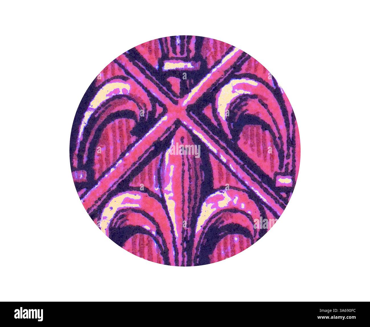 Vibrant interplay colors intricate Cut Out Stock Images & Pictures - Alamy