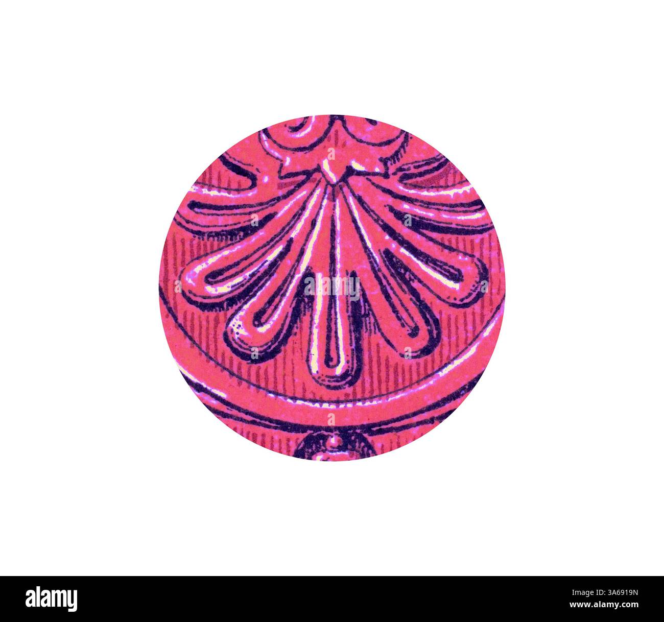 A detailed and ornate ornamental design featuring intricate patterns ...