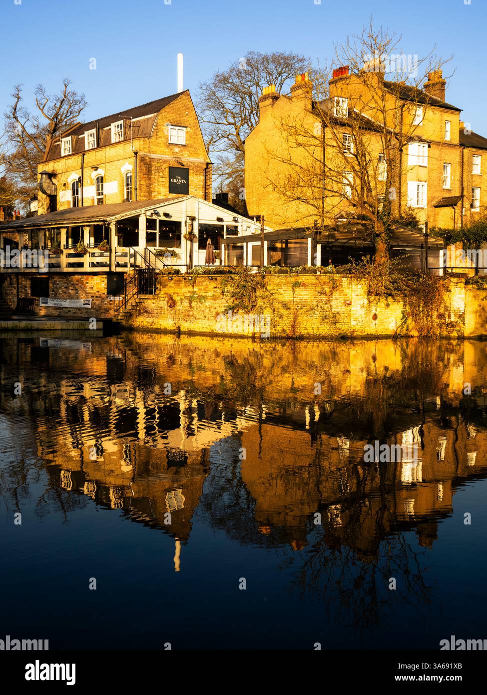 Darwin college university of cambridge england river cam reflection hi ...