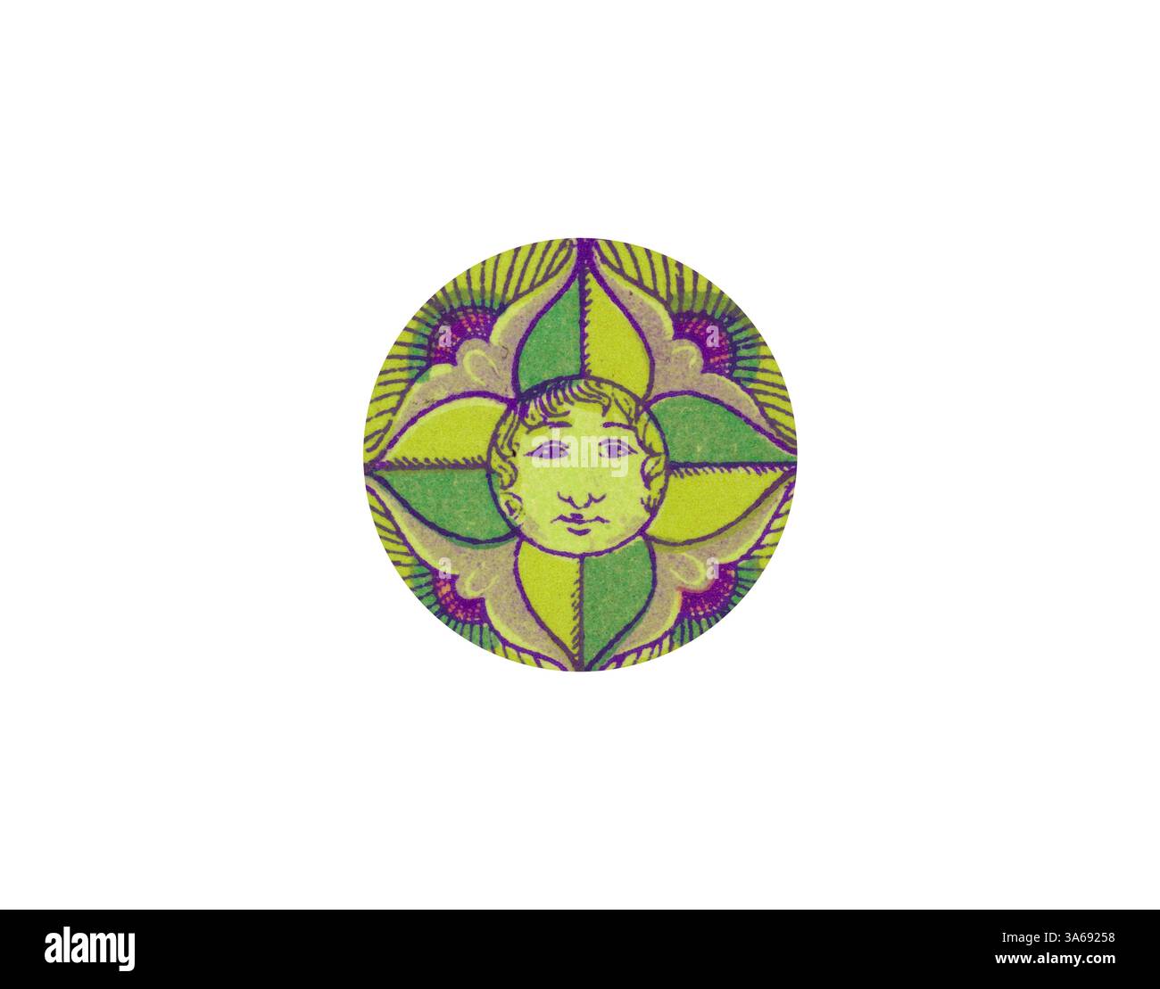 Stylized face surrounded hi-res stock photography and images - Alamy