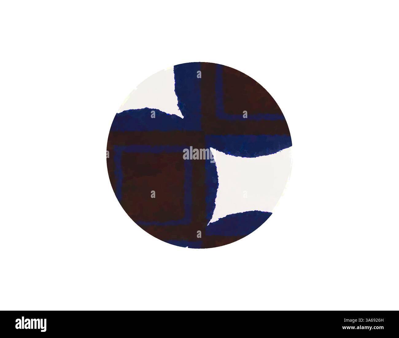 Bold geometric shapes in navy blue hi-res stock photography and images ...