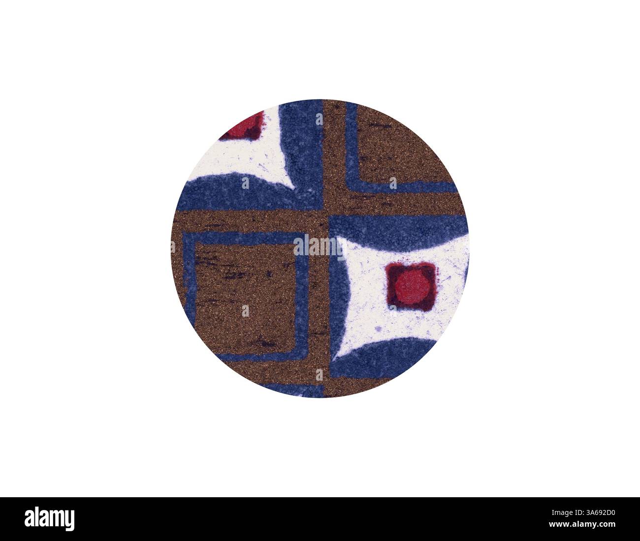 Patterns in deep blue Cut Out Stock Images & Pictures - Alamy