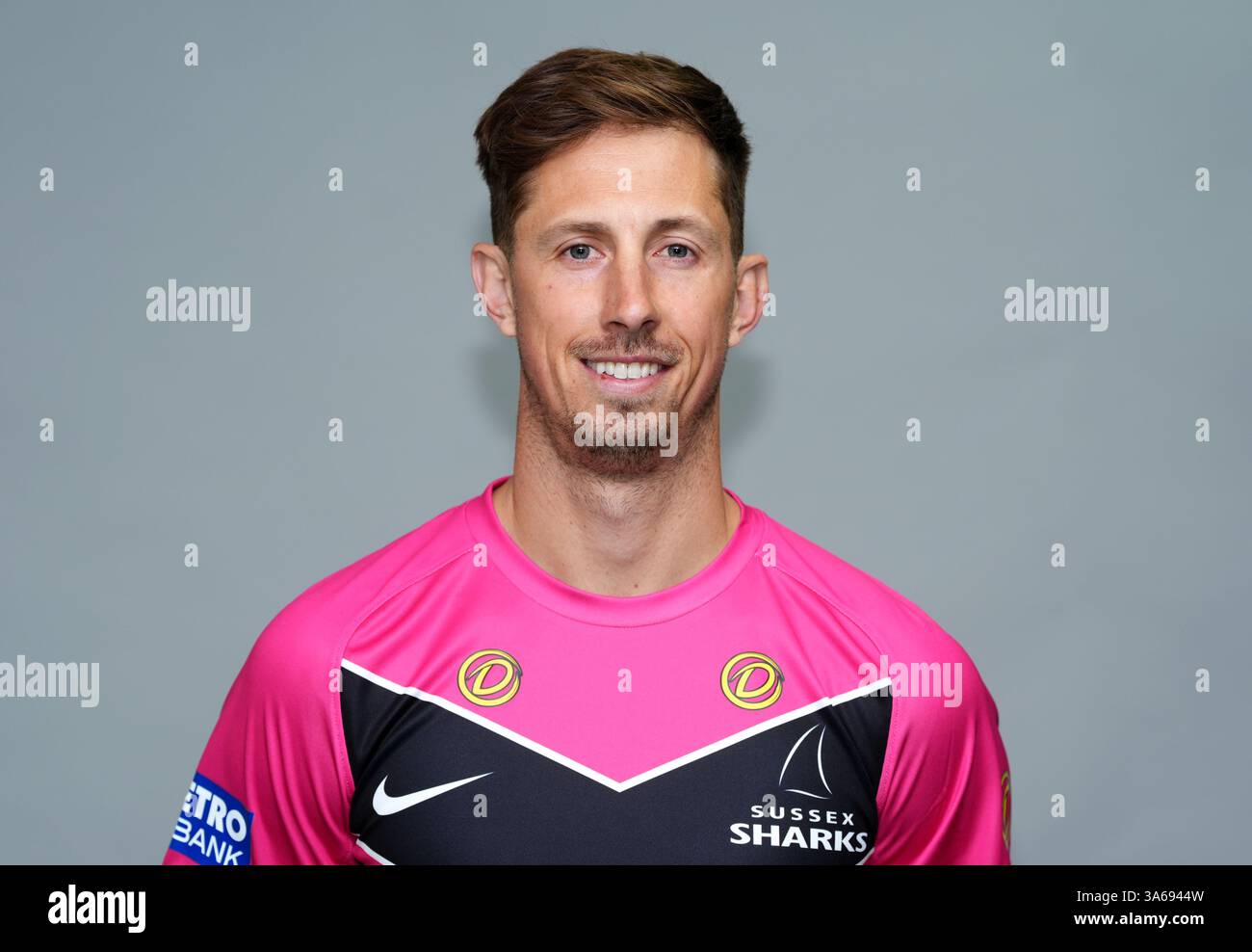 Sussex's John Simpson poses for a photo during a media day at The 1st ...