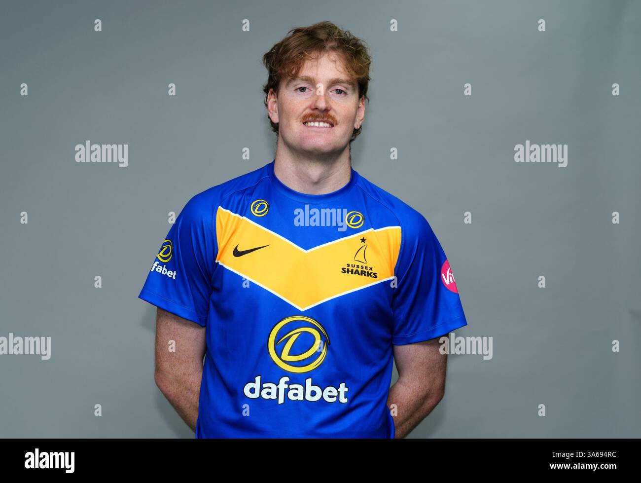 Sussex's Sean Hunt poses for a photo during a media day at The 1st ...