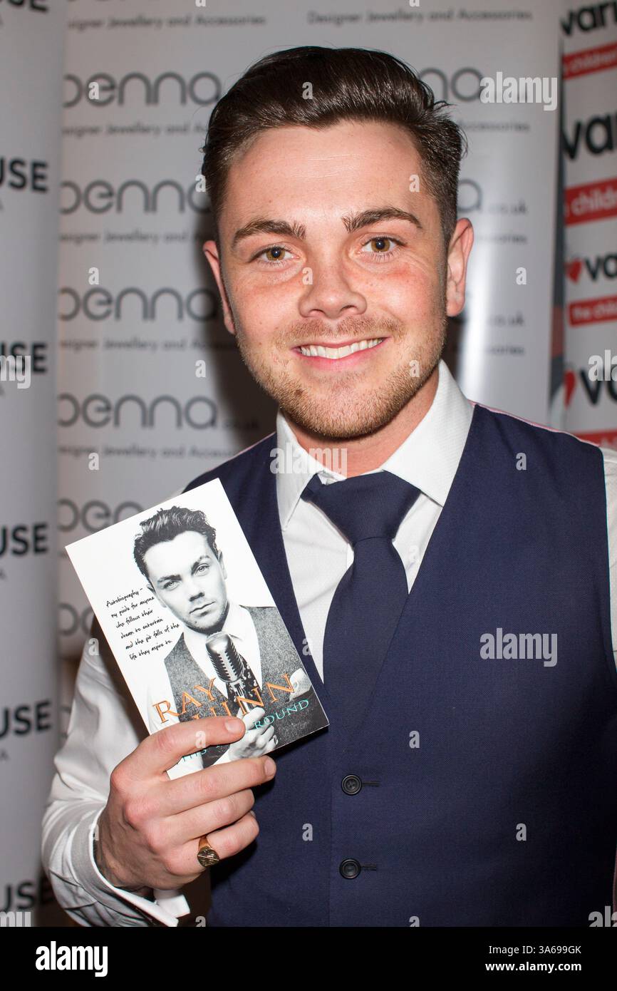 Ray Quinn signs his autobiography "This Time Round" at Hilton Hotel ...