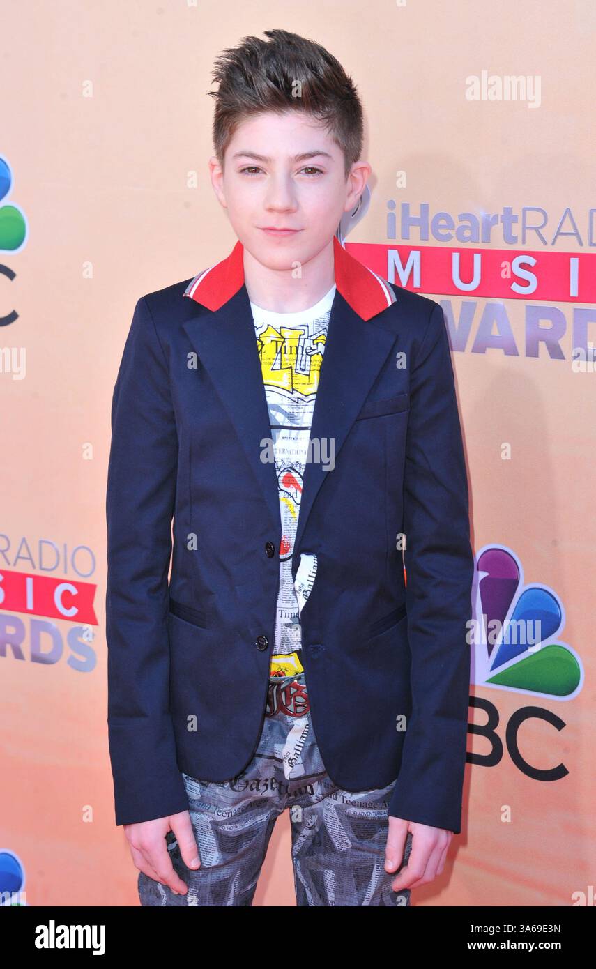Mason Cook at the 2015 iHeartRadio Music Awards at The Shrine ...