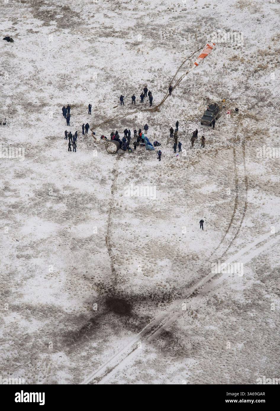 Nov. 10, 2014 - Arkalyk, Kazakhstan - The Soyuz TMA-13M spacecraft ...