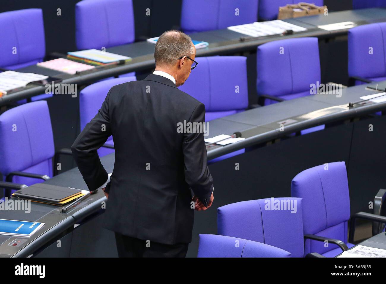 Berlin, Deutschland, 25.03.2025: Deutscher Bundestag: Konstituierende Sitzung des 21. Deutschen ...