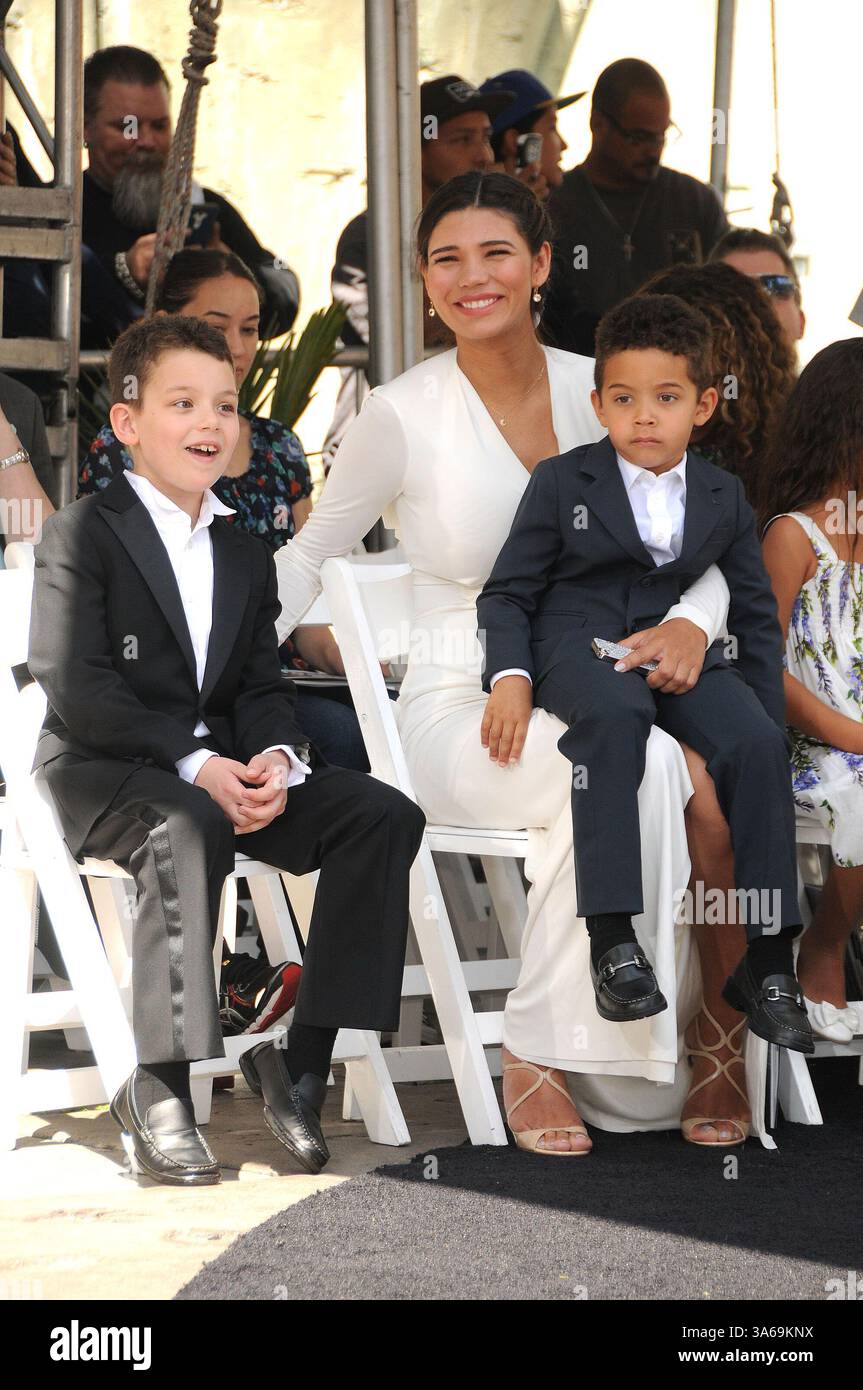 Paloma Jimenez and children (Vin Diesel's family) at the Vin Diesel ...