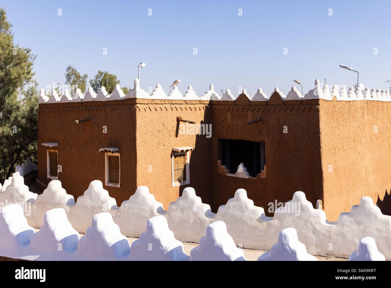Ushaiger, Ar Riyadh in Saudi Arabia. A traditional restored village ...