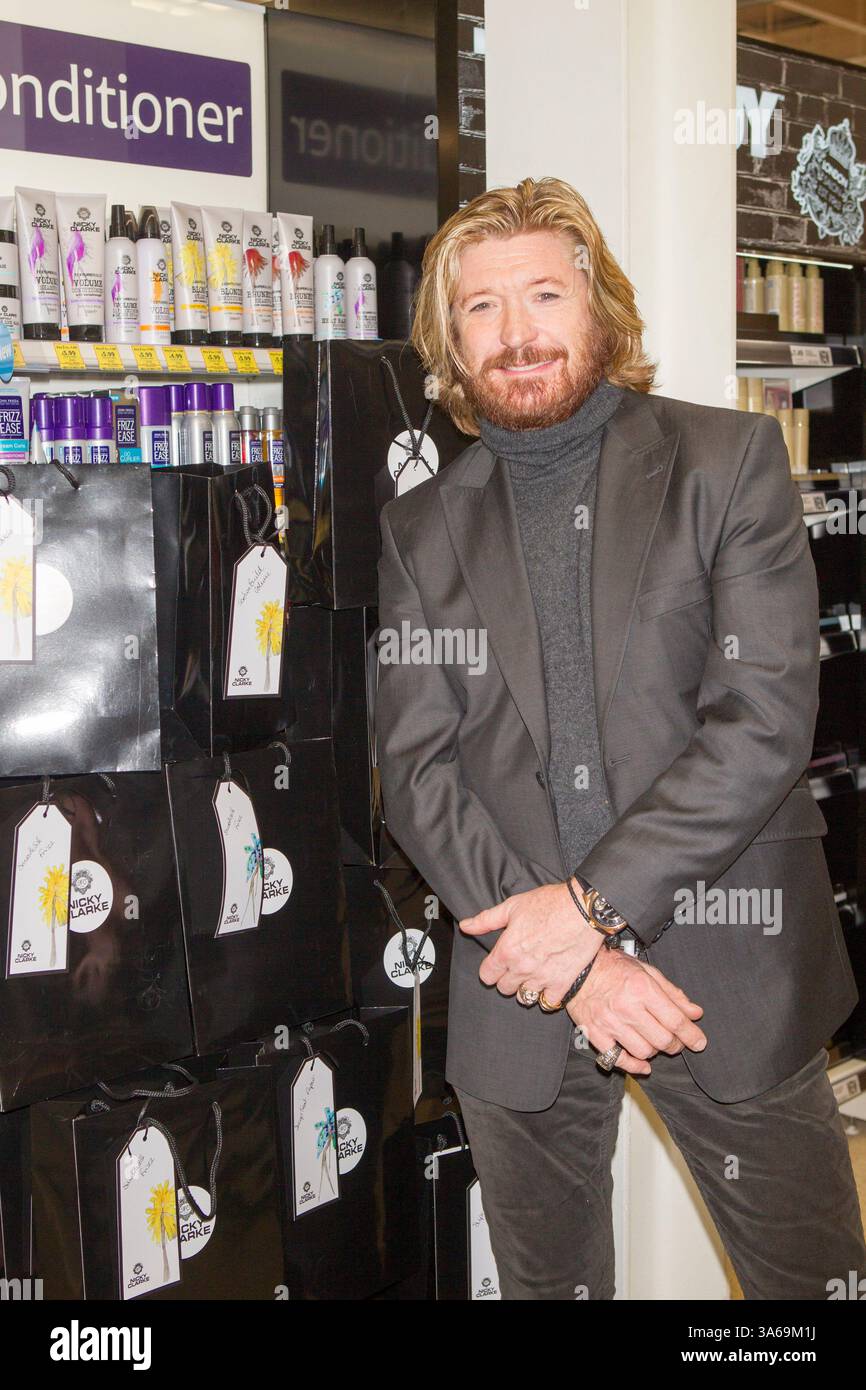 Nicky Clarke launches his range of new hair products exclusively at ...