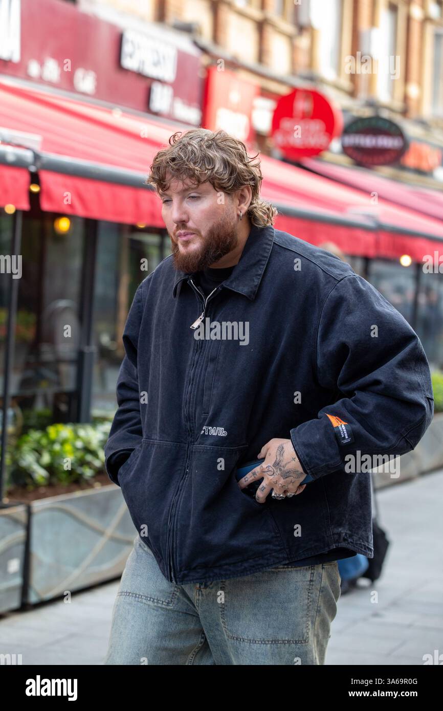 London, England, UK. 25th Mar, 2025. James Arthur English singer and ...