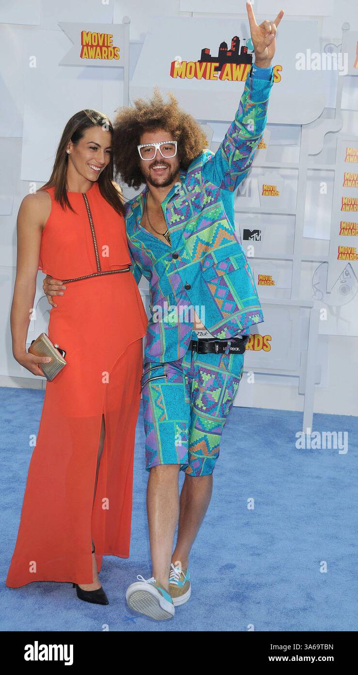 Redfoo at the 2015 MTV Movie Awards held at The Nokia Theater ...