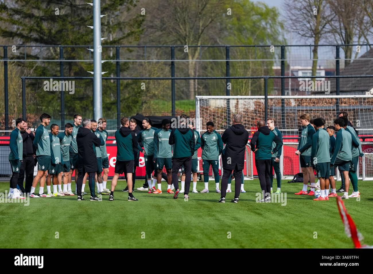 Rotterdam - Feyenoord during a public training of Feyenoord in during ...
