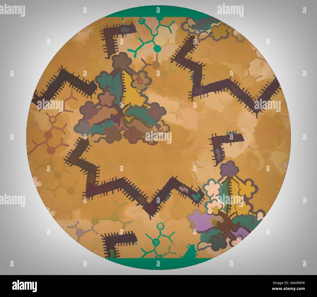 Complex tapestry of intricate patterns hi-res stock photography and ...