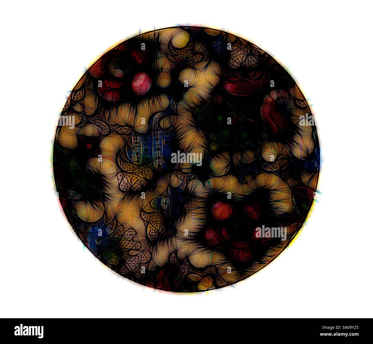 Abstract depiction swirling forms hi-res stock photography and images ...