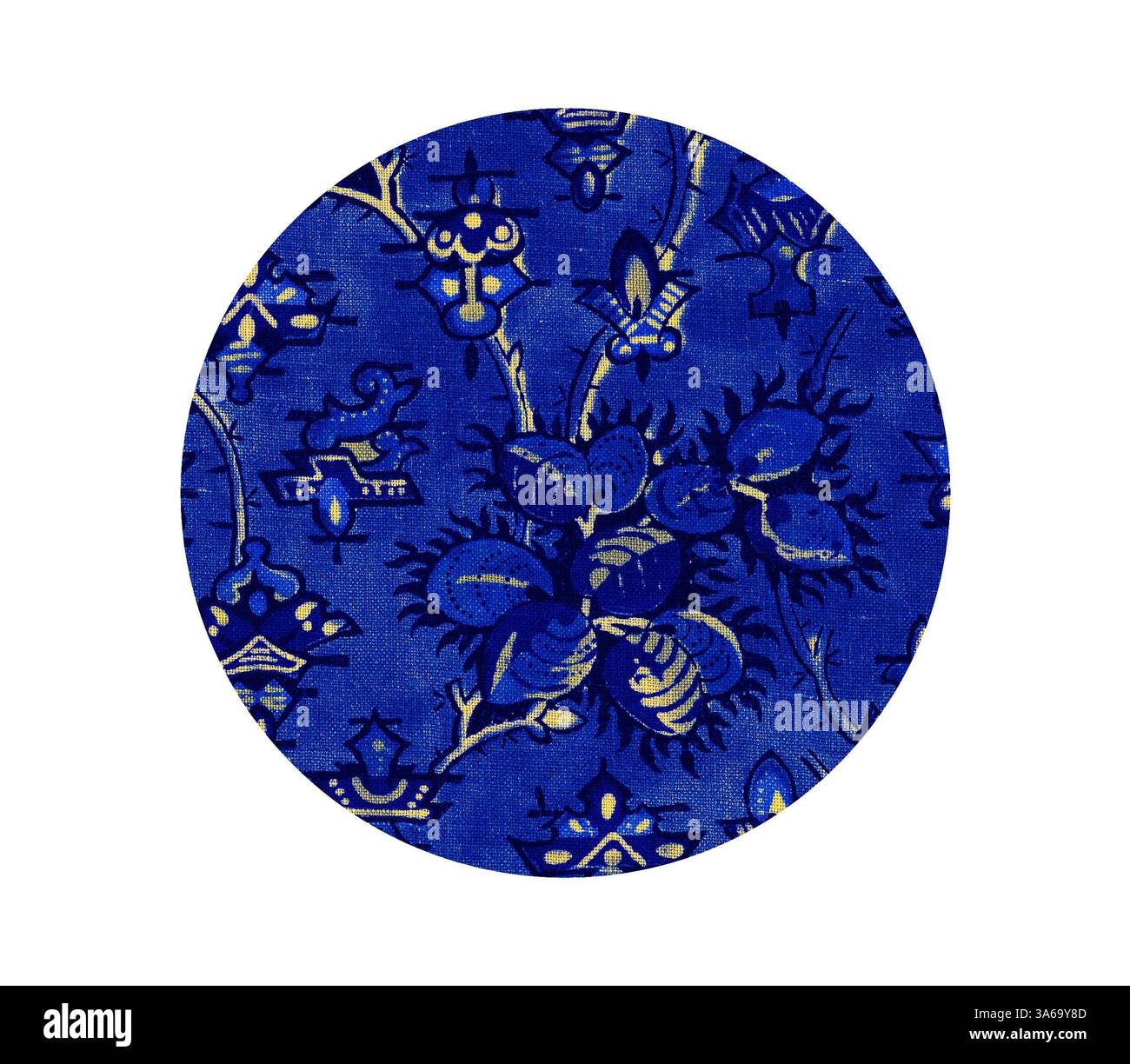 Vibrant blue textile features hi-res stock photography and images - Alamy