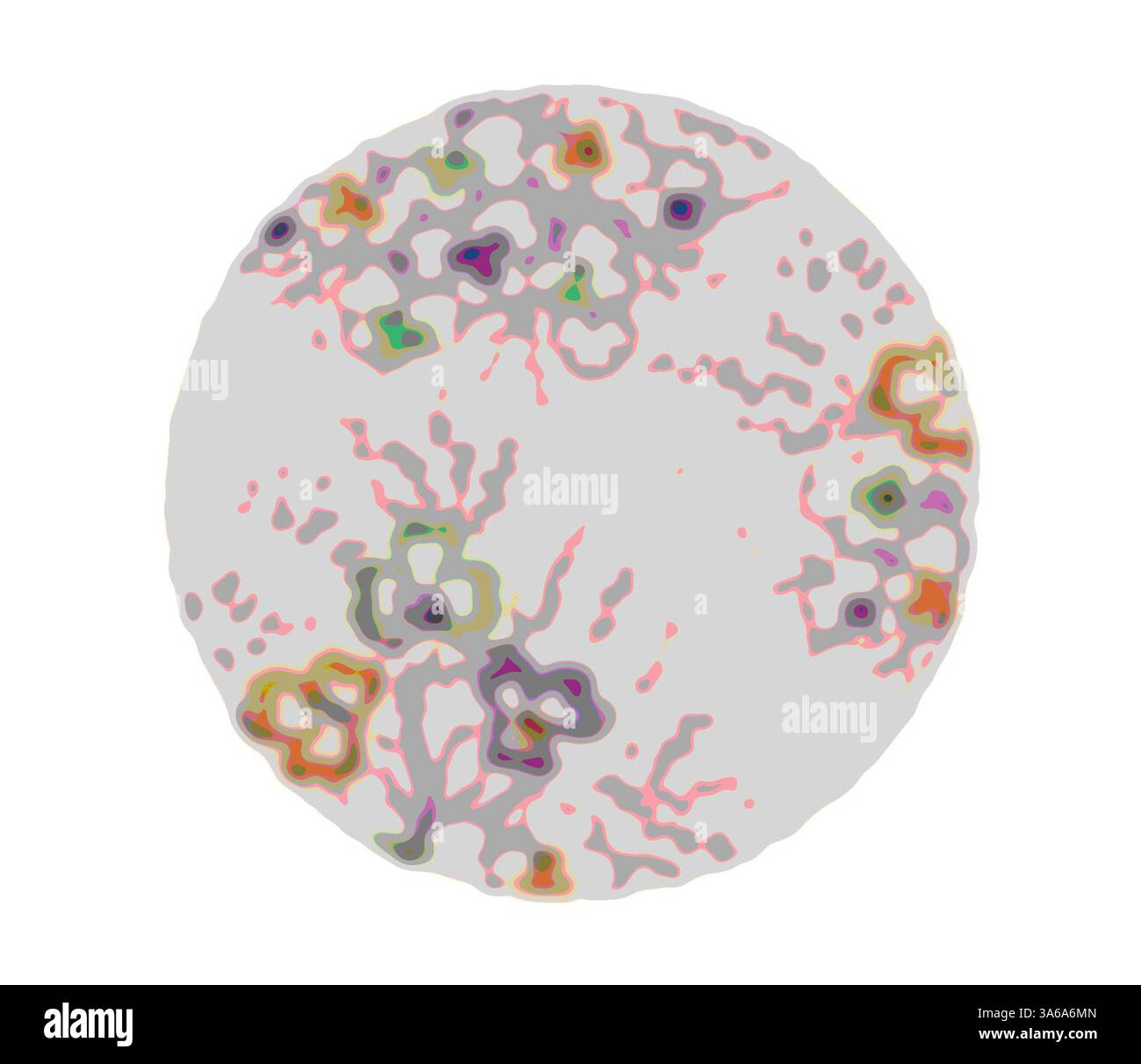 Abstract shapes intertwine vibrant Cut Out Stock Images & Pictures - Alamy