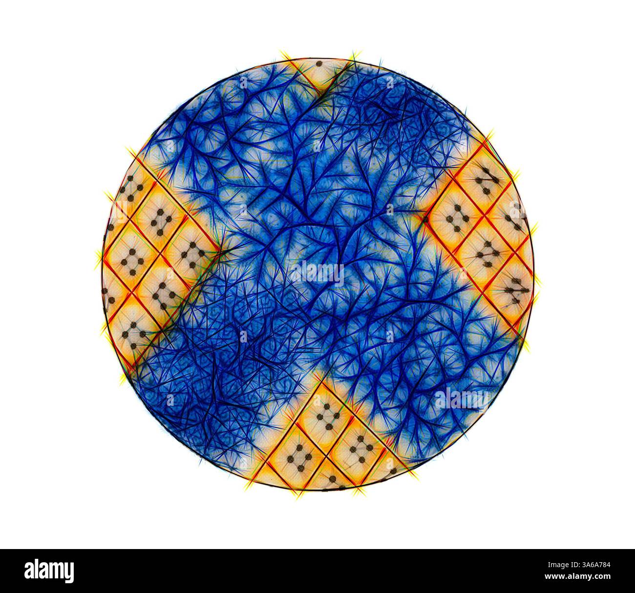 Fascinating interplay of intricate patterns hi-res stock photography ...