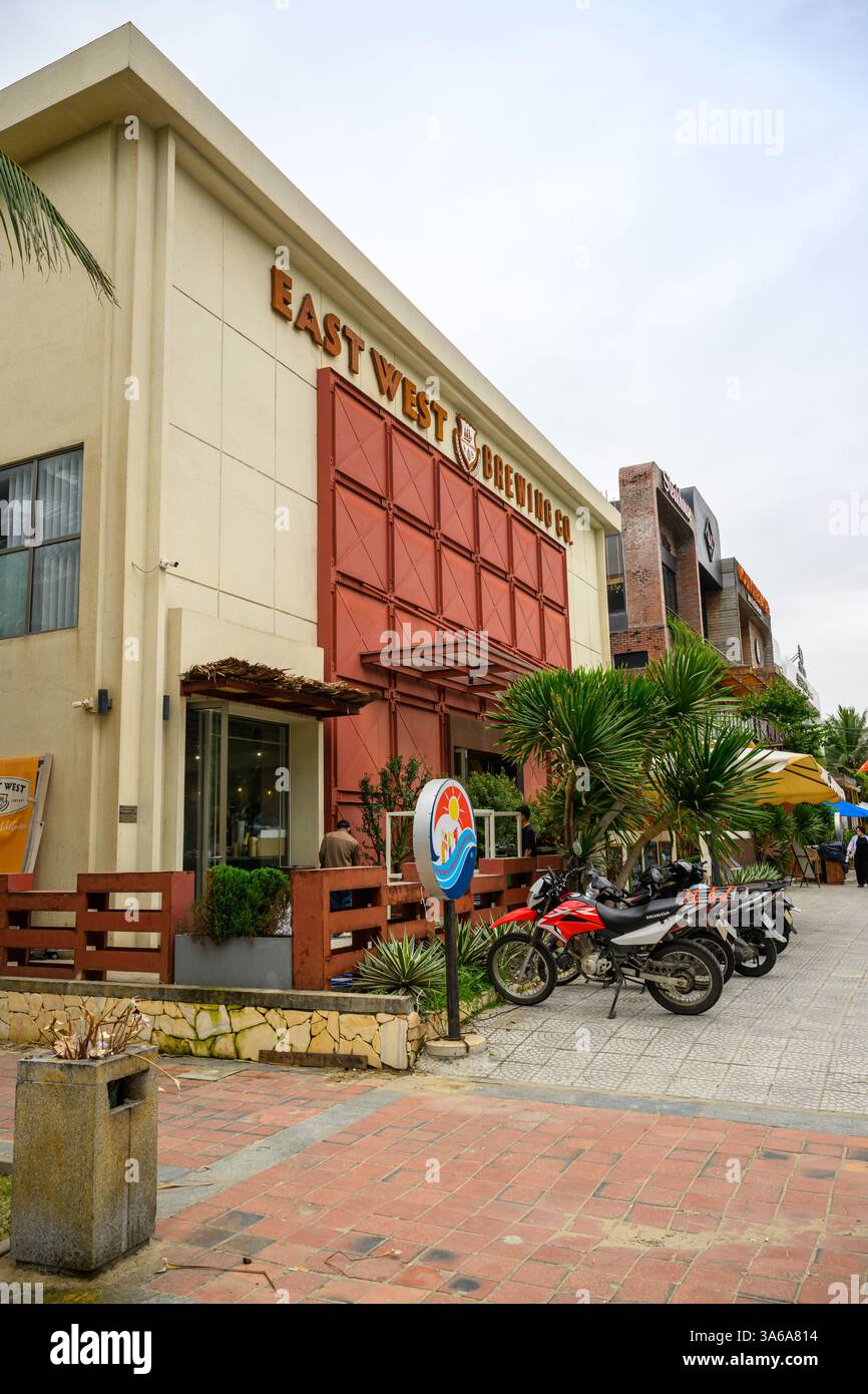 The East West Vietnamese Craft Beer Brewpub on the beach at Da Nang ...