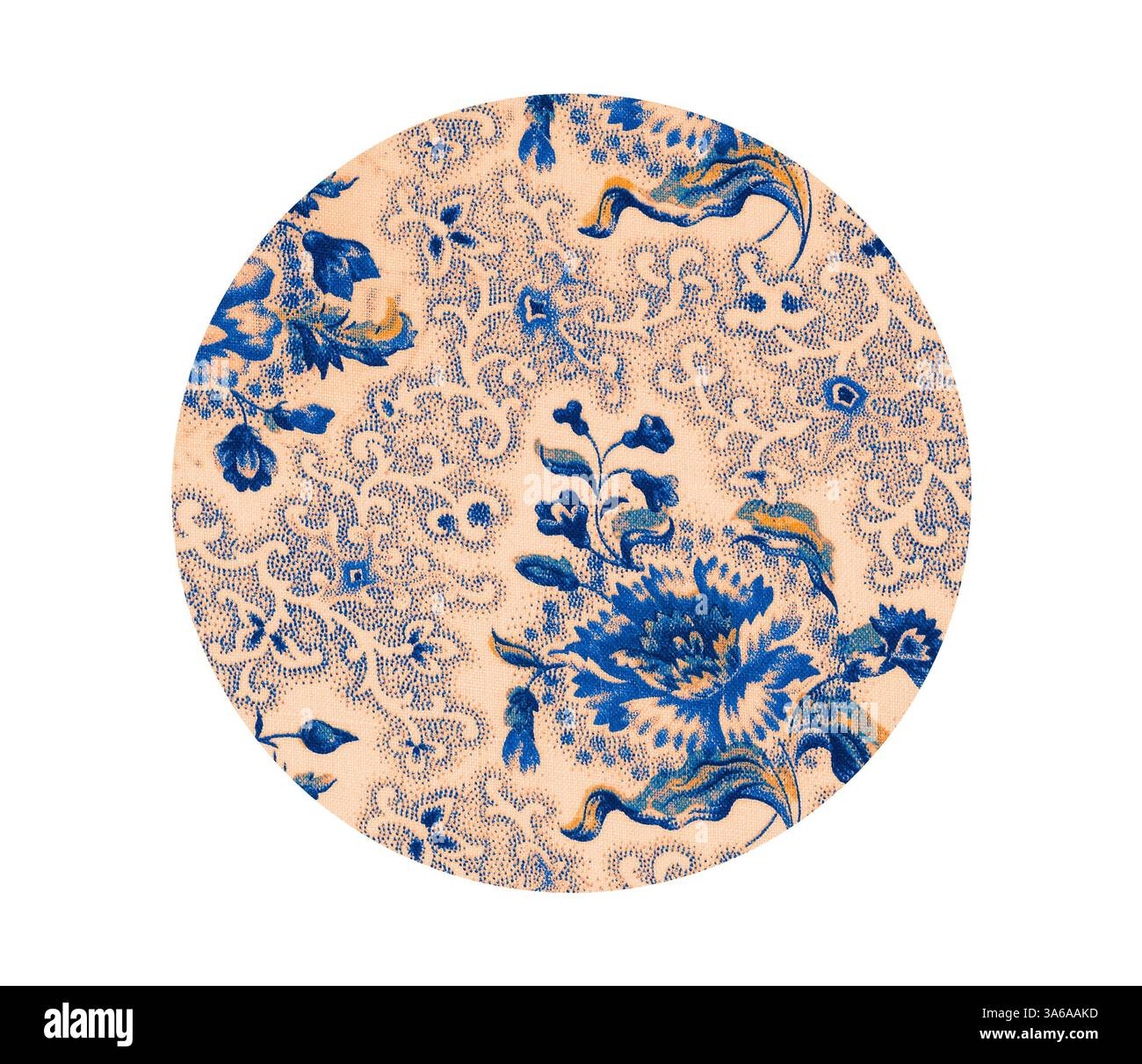 Patterns in rich blue Cut Out Stock Images & Pictures - Alamy