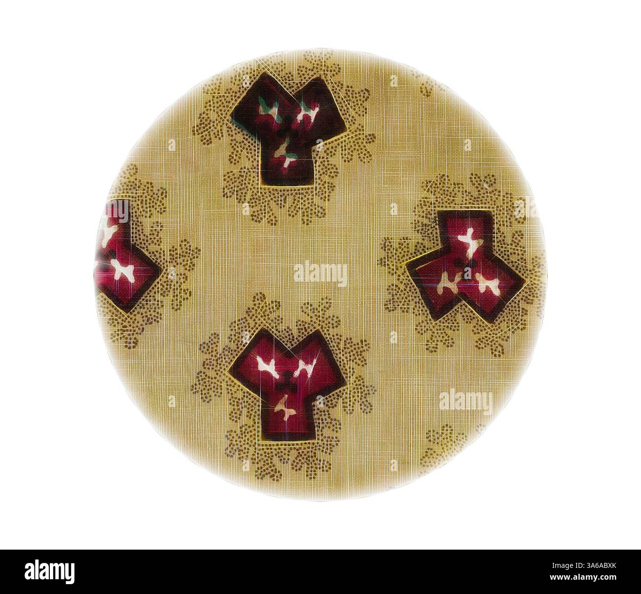 Stylized shapes in striking colors set hi-res stock photography and ...