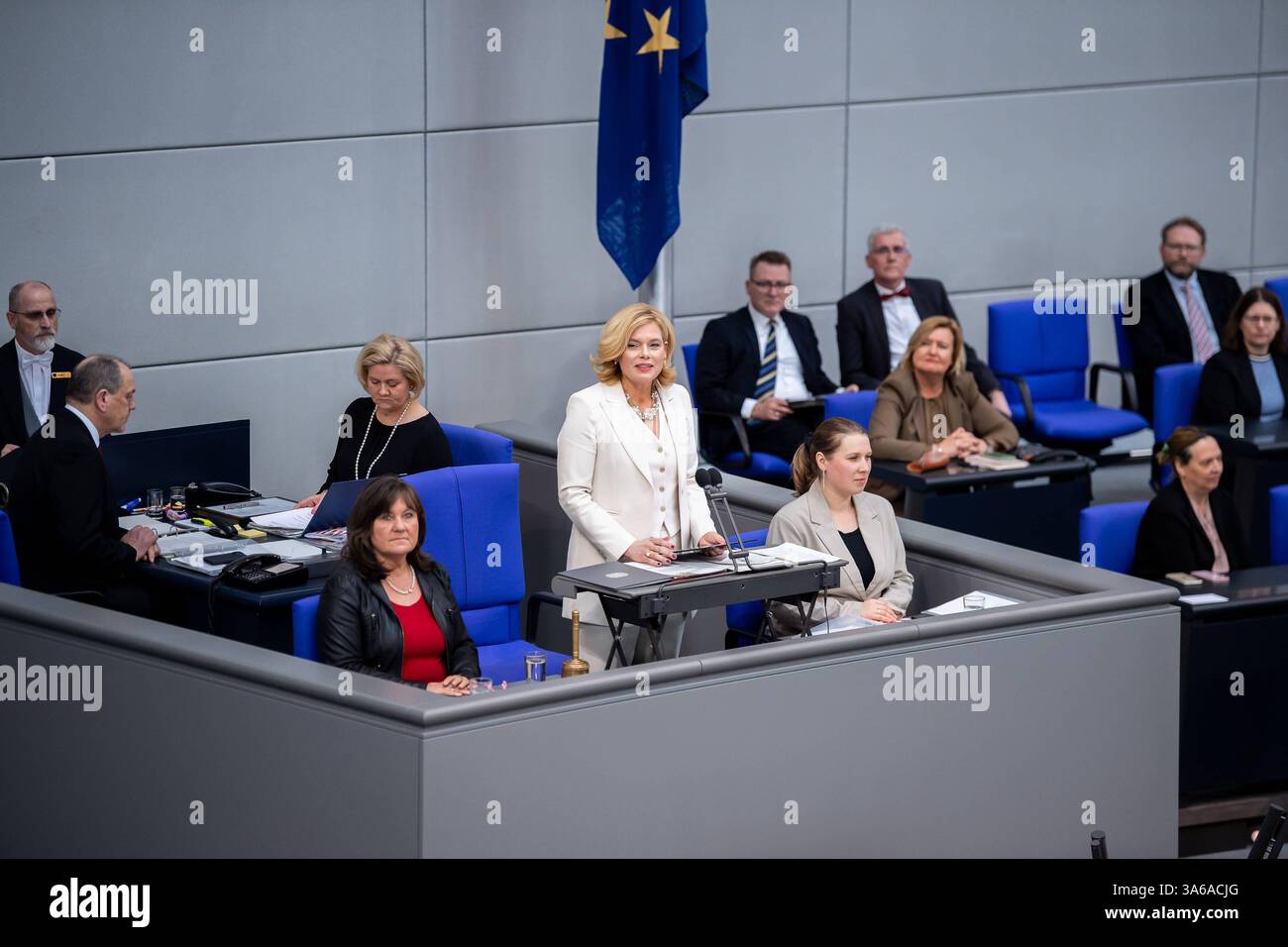 Julia Klöckner zur neuen Bundestagspräsidentin gewählt, 25.03.25, Deutscher Bundestag, Berlin ...