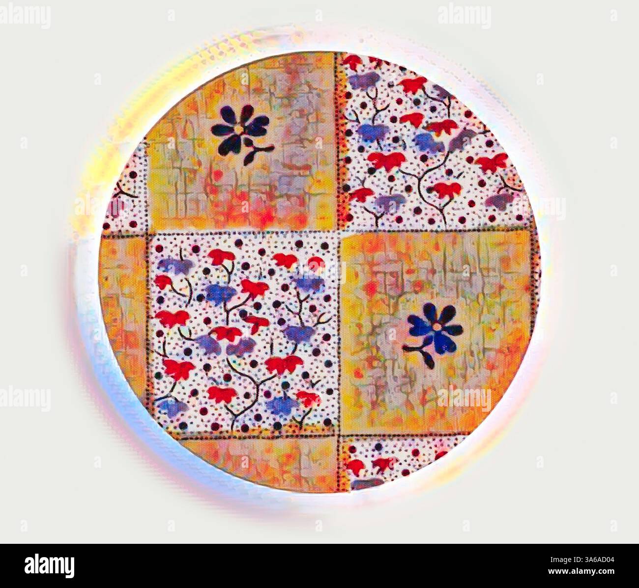 Patchwork of vibrant floral patterns hi-res stock photography and ...