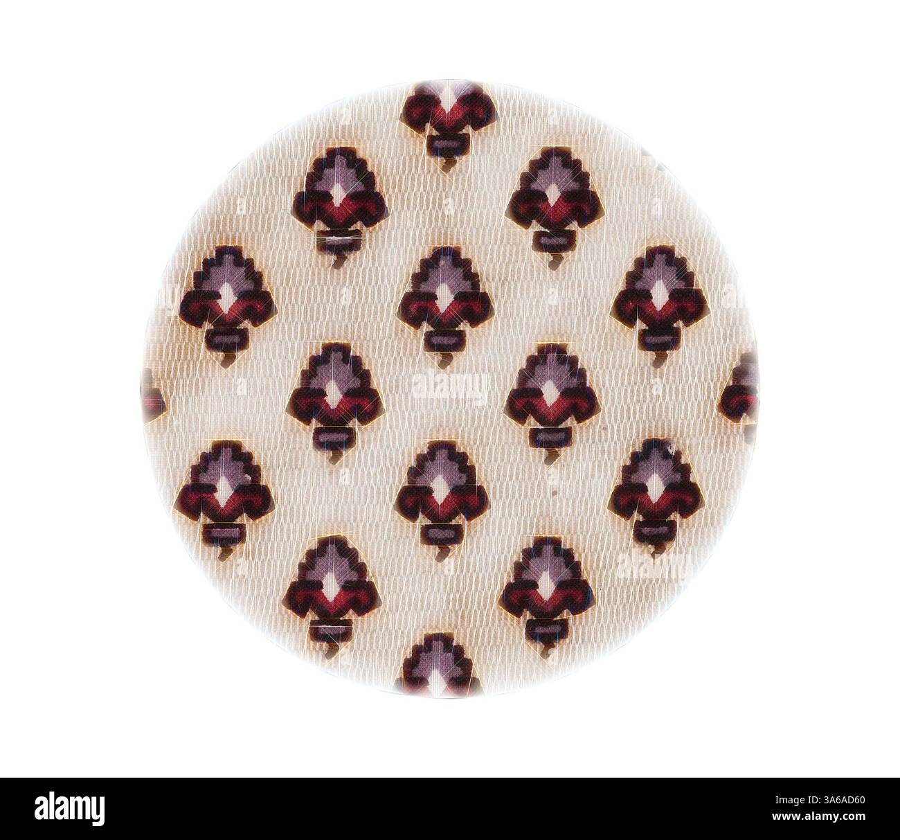 Repetitive pattern of stylized trees in shades of red hi-res stock ...