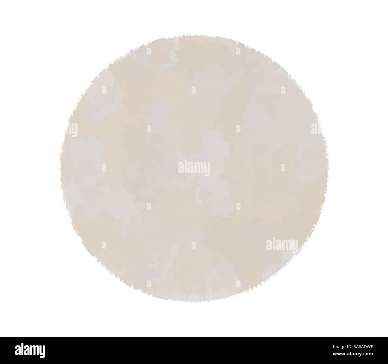 A soft, circular shape with subtle textures and variations in hue ...