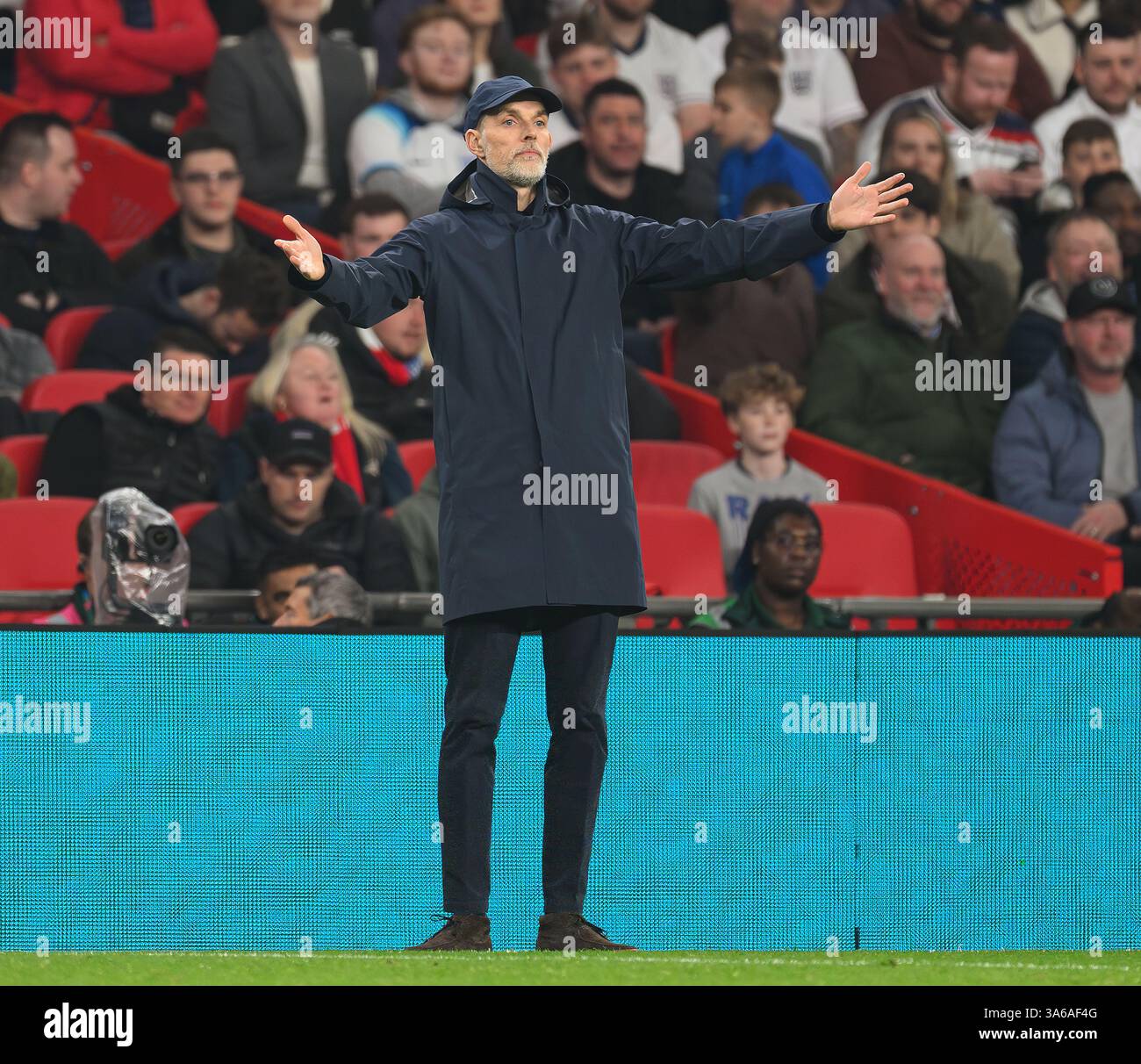 London, UK. 24th Mar, 2025. England v Latvia - UEFA World Cup Qualifier ...