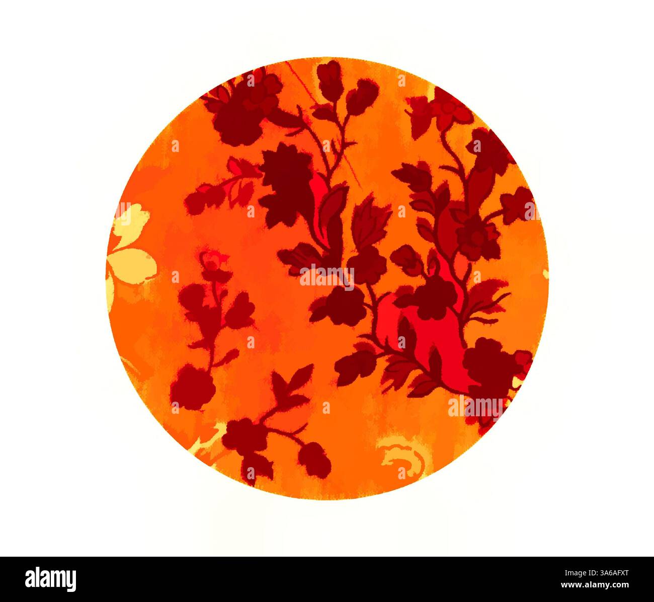Bold floral patterns in shades of red hi-res stock photography and ...