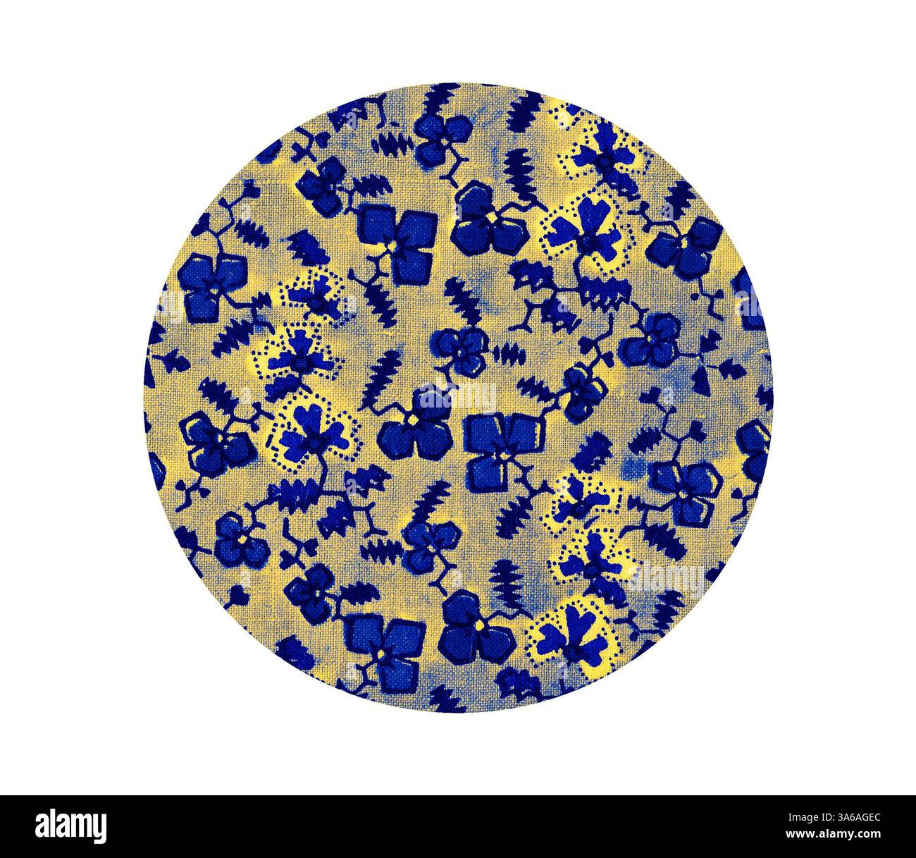 Striking pattern of intertwined floral shapes hi-res stock photography ...