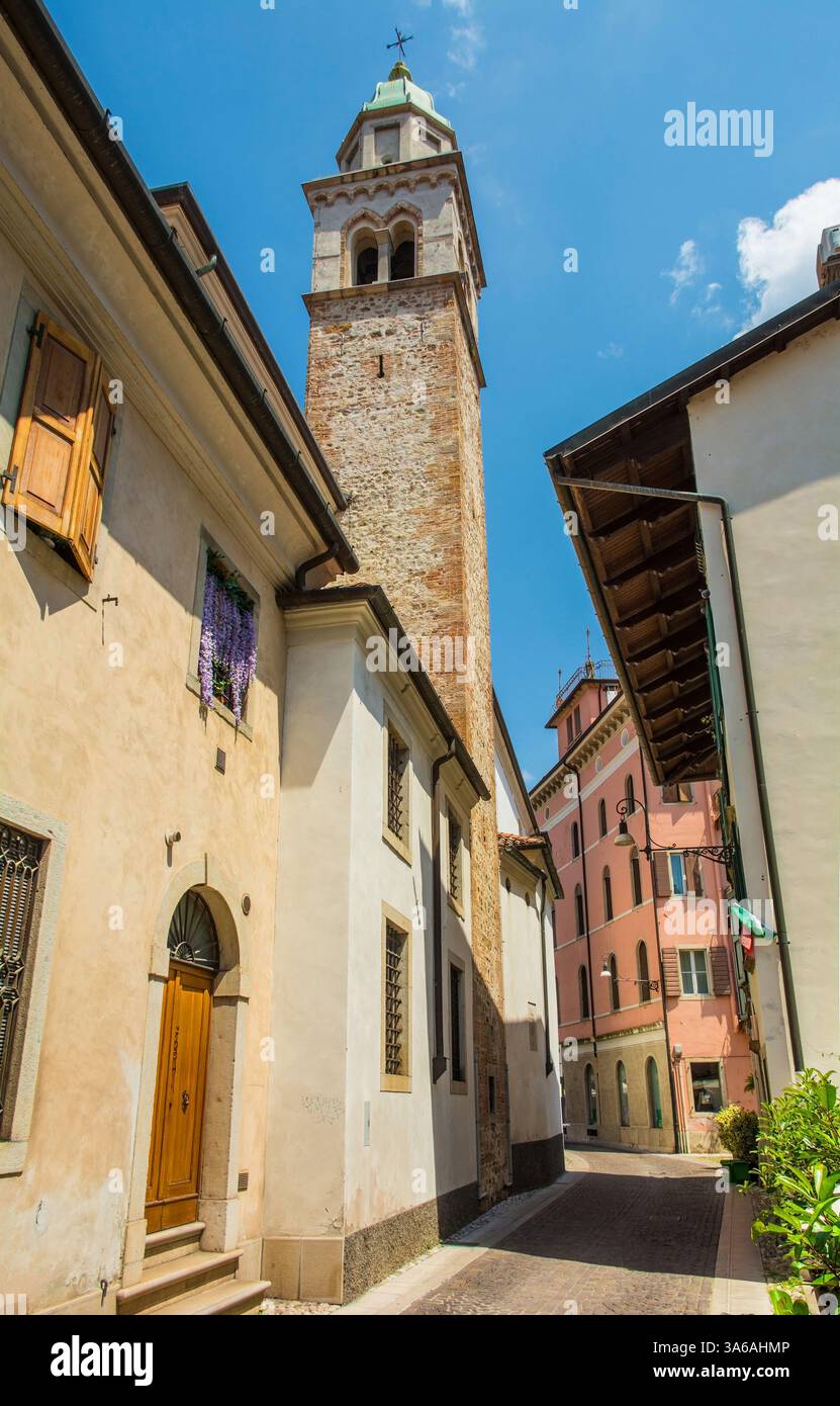 The Chiesa di San Cristoforo Church in the historic centre of Udine ...