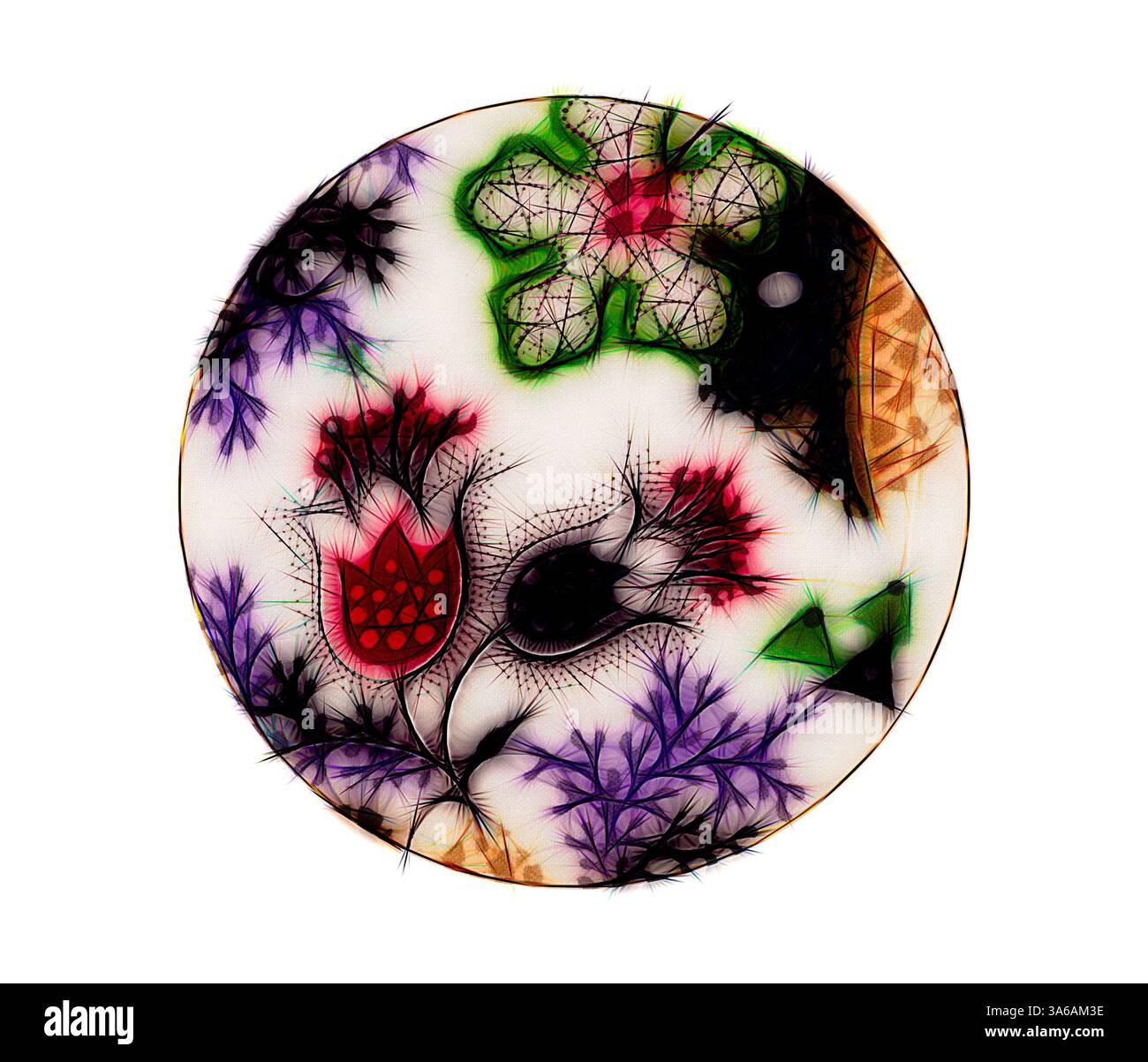 Wispy textures in vibrant colors hi-res stock photography and images ...