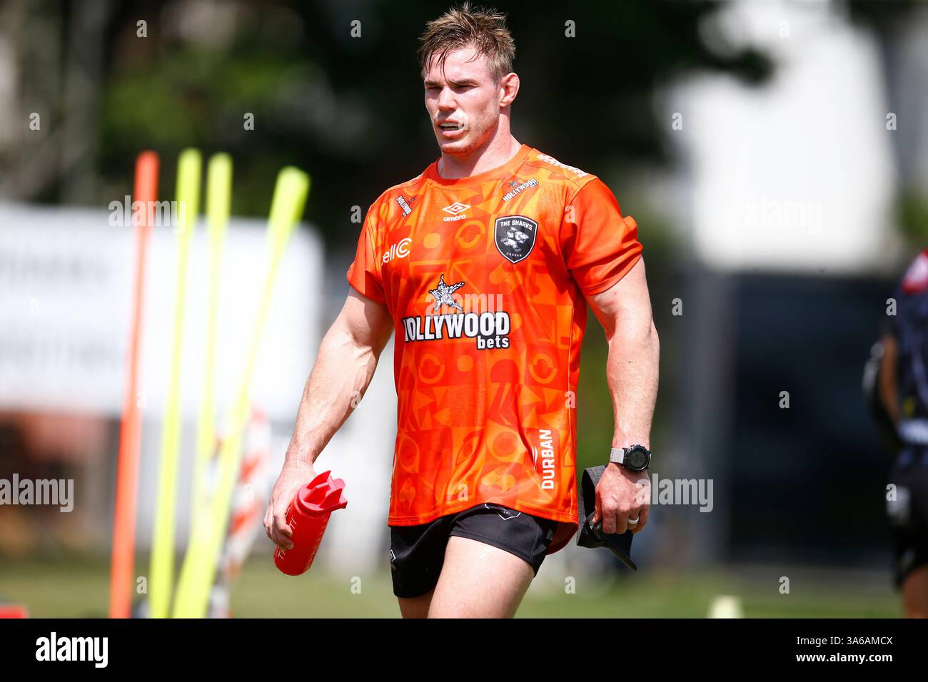 DURBAN, SOUTH AFRICA - MARCH 25: James Venter of the Hollywoodbets ...