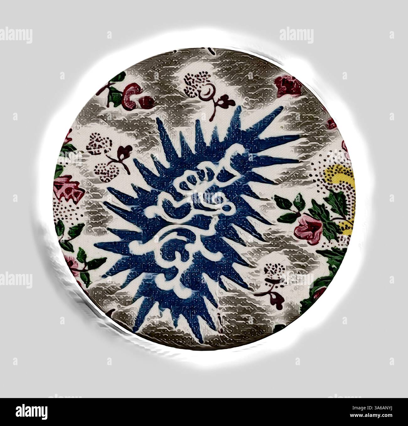 Spiky patterns in vibrant blue hi-res stock photography and images - Alamy