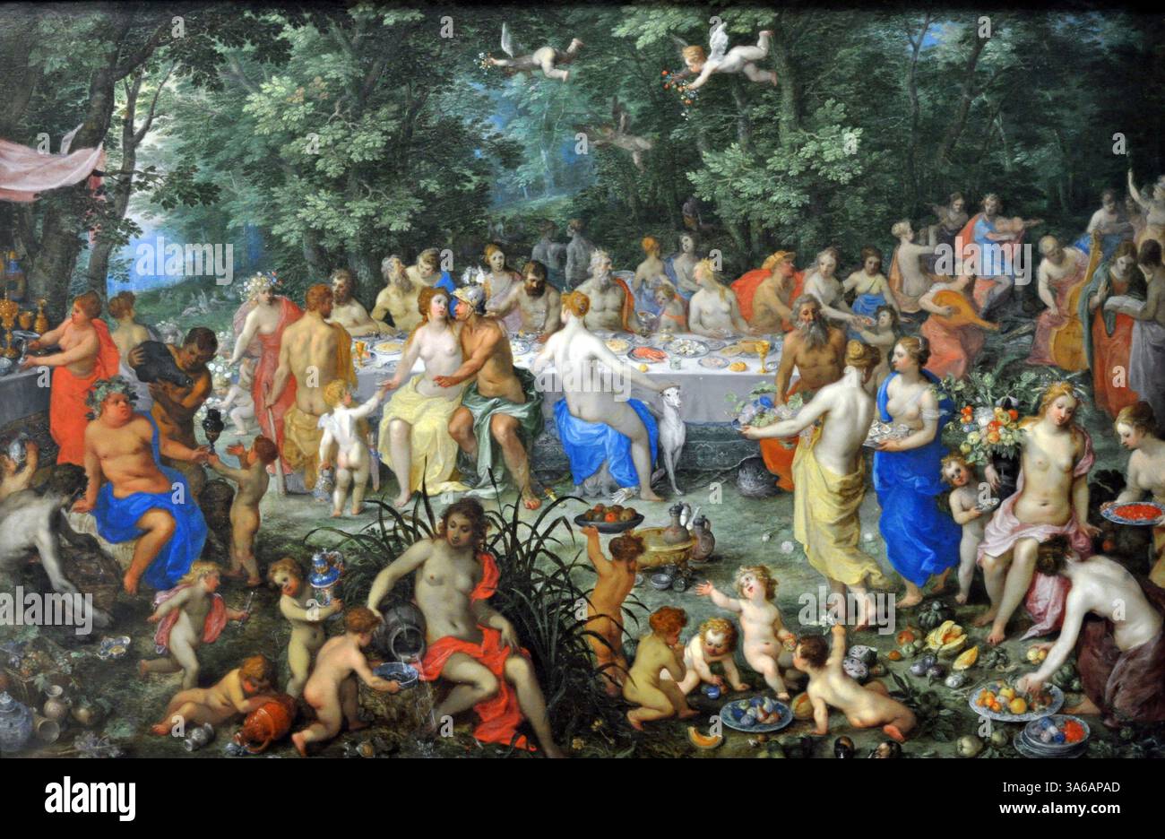 1618, Hendrick van Balen and Jan Brueghel the Elder,The Wedding of ...