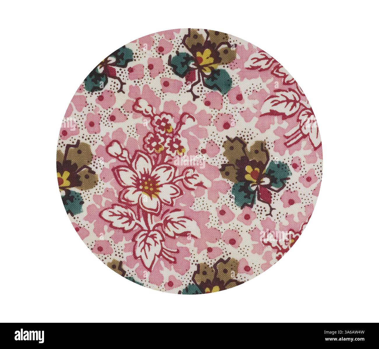 Circular fabric swatch features hi-res stock photography and images - Alamy