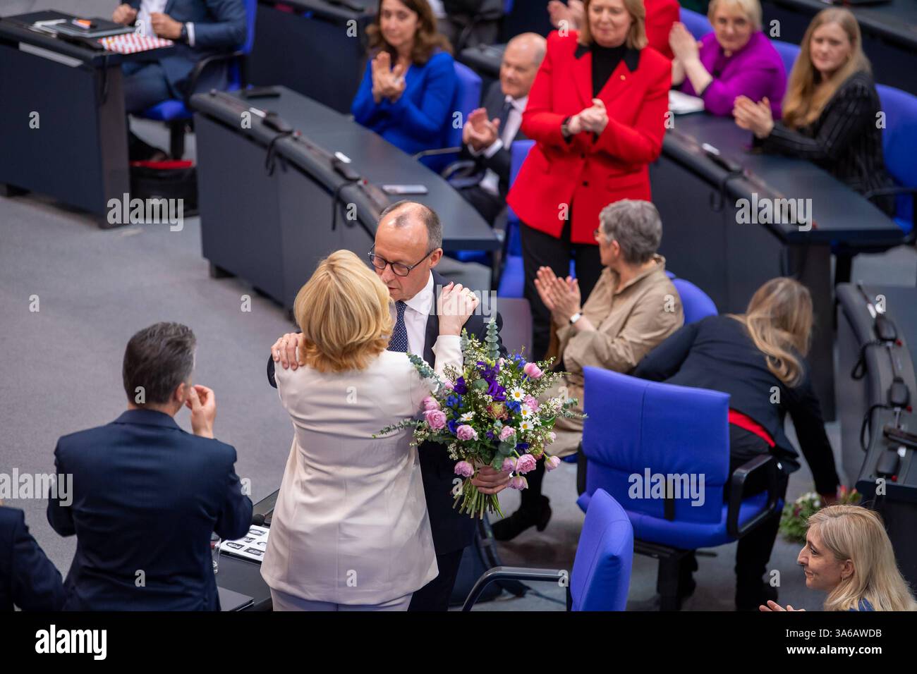 Julia Klöckner zur neuen Bundestagspräsidentin gewählt, 25.03.25, Deutscher Bundestag, Berlin ...