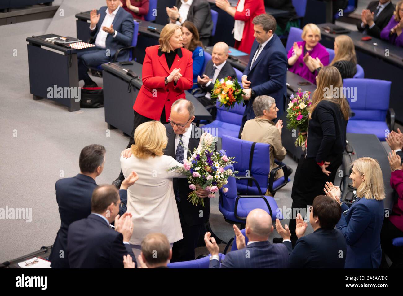 Julia Klöckner zur neuen Bundestagspräsidentin gewählt, 25.03.25, Deutscher Bundestag, Berlin ...