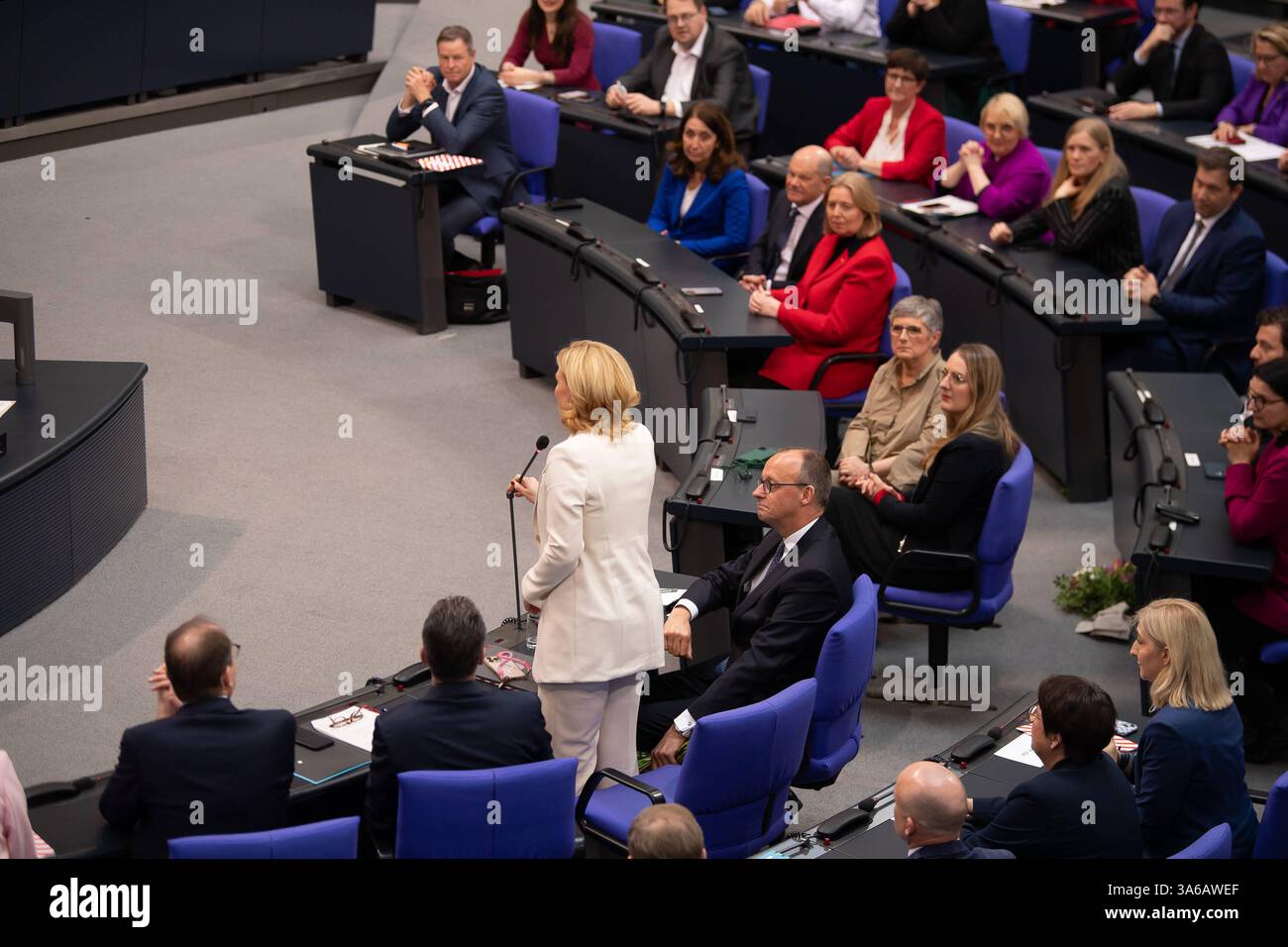 Julia Klöckner zur neuen Bundestagspräsidentin gewählt, 25.03.25, Deutscher Bundestag, Berlin ...