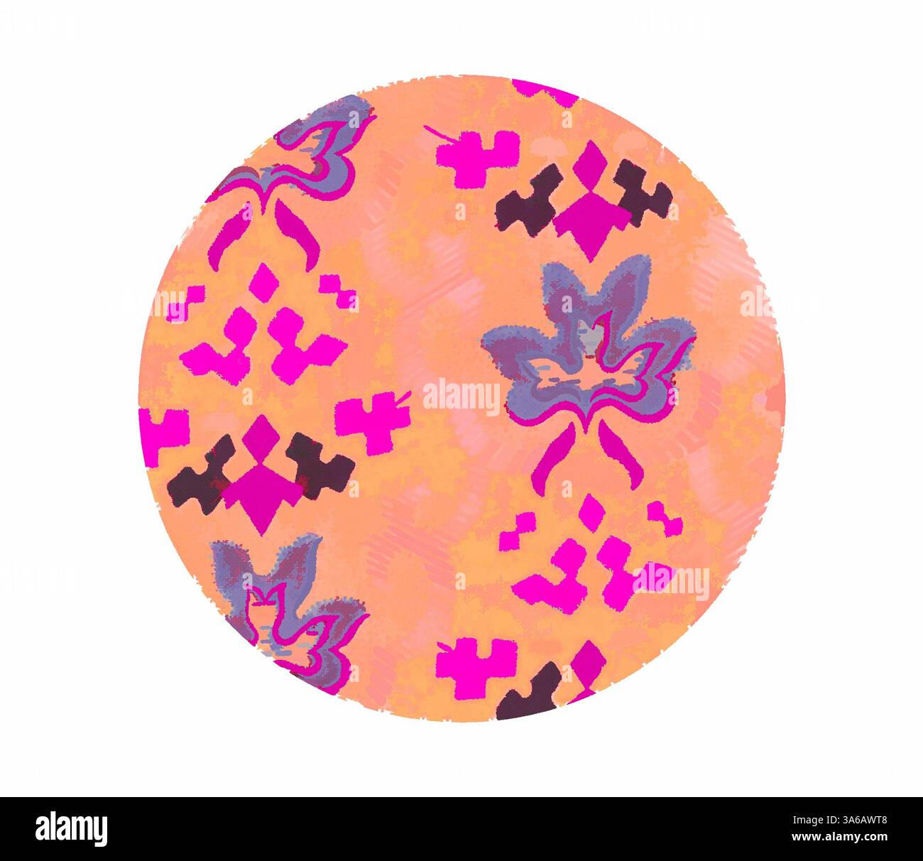 Dynamic floral inspired design Cut Out Stock Images & Pictures - Alamy