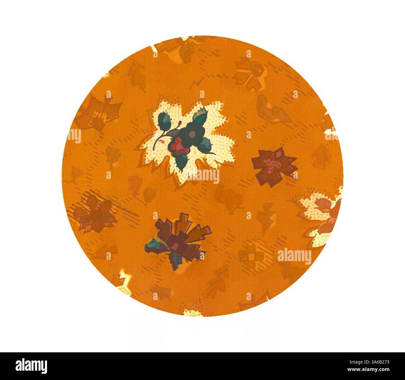 Animation autumn orange leaves pattern Cut Out Stock Images & Pictures ...