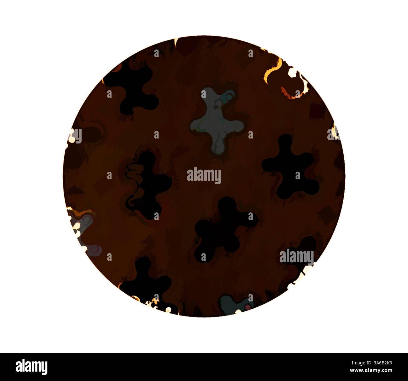 Abstract shapes reminiscent of playful blobs hi-res stock photography ...